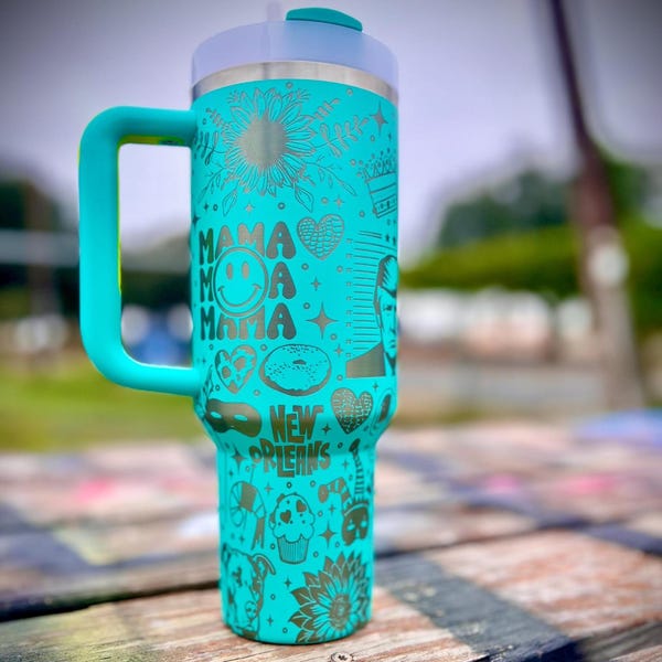 Custom Full Wrap Engraved Stanley - 30oz & 40 Oz - Etsy