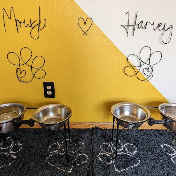 AUTOGRAPH Font | Wire Words | Wire Word Sign | Personalized Wall Art ...