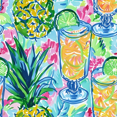 Preppy Safari Animals Pack 2 Digital Paper, 10 Seamless Preppy Patterns ...