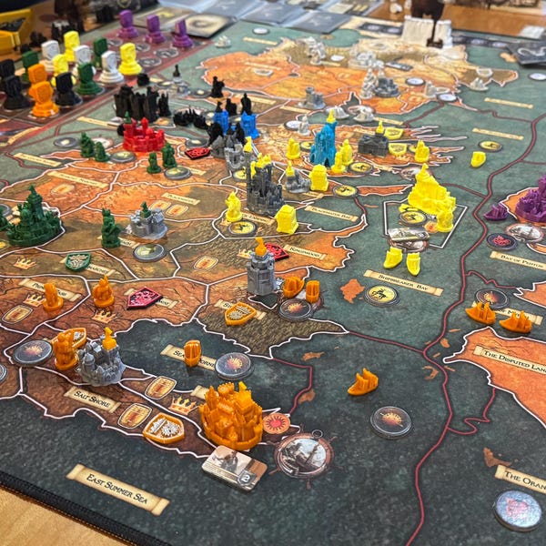 3D Deluxe Risk Got Token Set Compatible With Most Medieval Board Games ...