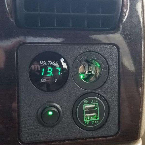 Jeep Wrangler TJ - LJ Stepped Switch Panel Fits 6 OEM & 4 Carling ...