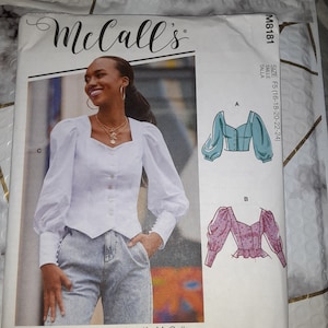 Misses' Top Butterick Sewing Pattern B6730 | Etsy