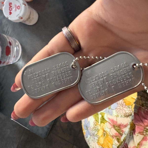 THOR Dog Tags - Costume Cosplay Prop Replica - Stainless Steel Chains ...