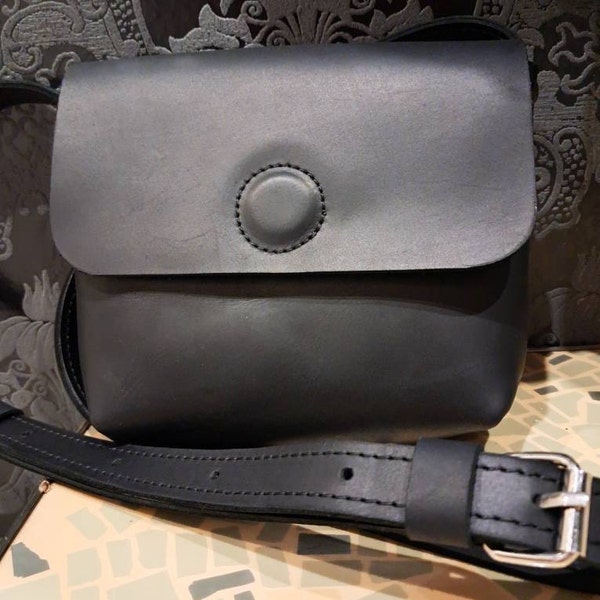 Small Leather Backpack for Women in Minimalist Style, Handmade Backpack ...