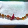 Tiny Lampwork Cardinal Bead MADE TO ORDER, Glass Cardinal Bead ...