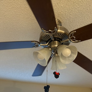 Mickey Mouse Ceiling Fan Pull Disney Bedroom Disney Home Decor - Etsy