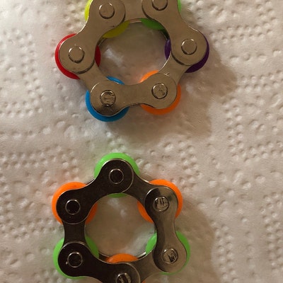The Wave Bike Chain Link Fidget Toy - Etsy