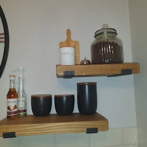 Wooden Rustic Floating Shelves Handcrafted Using Sustainable - Etsy