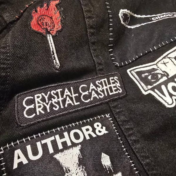 Crystal Castles Patch | Crystal Castles Band Patch Embroidered - Etsy