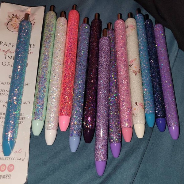 Personalized Purples Glitter Inkjoy Pen: Black, Blue or Purple Ink - Etsy