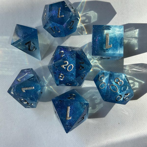 Dnd Dice Set Skull Sharp Edge, D&D Dice for Dungeons and Dragons ...