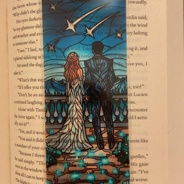 Throne of Glass Bookmark Goldryn Sword Stained Glass Bookmark ...