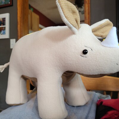 Rhino Sewing Pattern in 3 Sizes With Tutorial. - Etsy