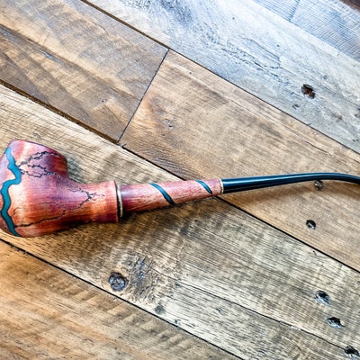 Long Pipe Wood Tobacco Pipe Smoking Pipe Churchwarden Pipe - Etsy