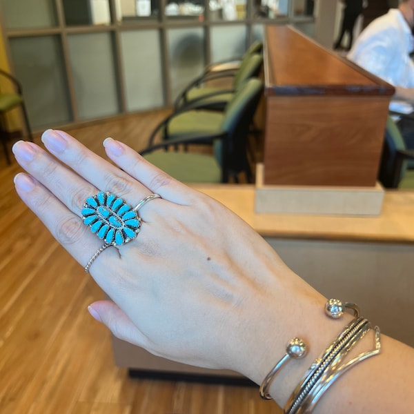 Bola Tie With Three Turquoise Stones and Sterling Silver Turquoise ...