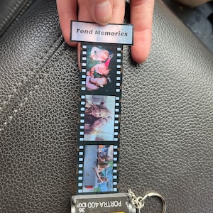 Memory Film Keychain 1-10 Photos Personalized Camera Roll - Etsy