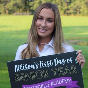 Senior Back to School Sign, Senior Year Back to School Sign, Graduate ...