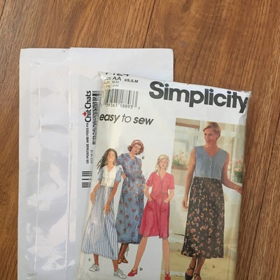 Vogue 9346 Robe Belt and Nightgown Sewing Pattern UNCUT Size 6 8 10 - Etsy