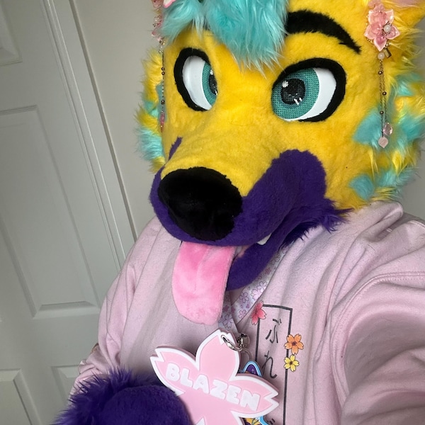 Custom 3d-printed Fursuit Name Tag ID Badge for Collars - Etsy