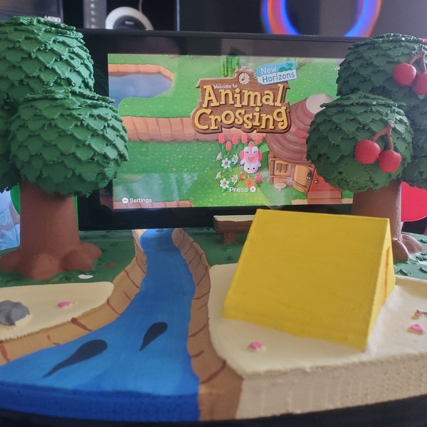Animal Crossing Island Nintendo Switch Dock 3D Print New Horizons Fan ...