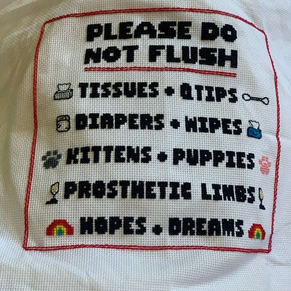 Sleep Around Cross Stitch Pattern - PDF - Etsy