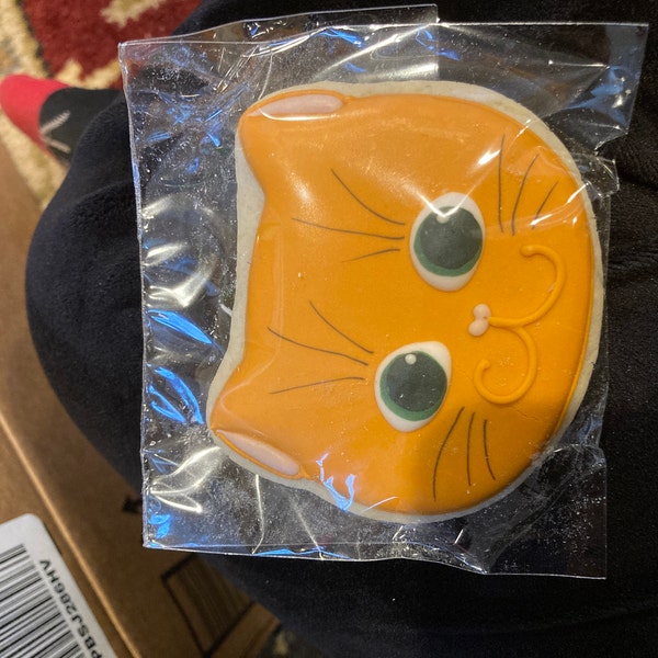 Cat Face Sugar Cookies (1 Dozen) - Etsy