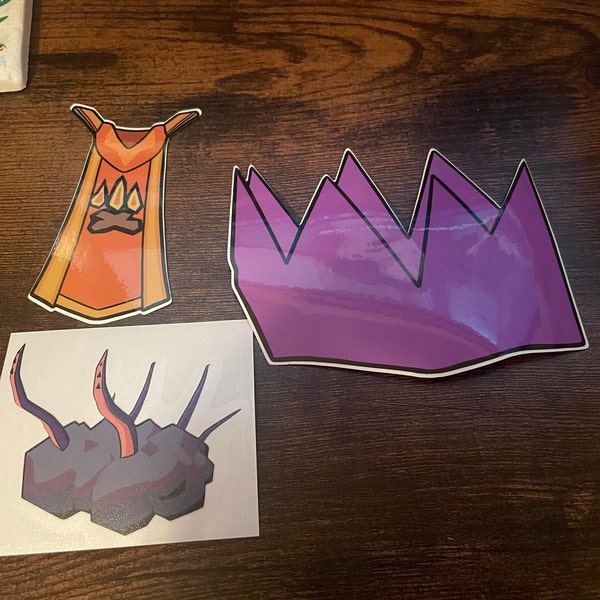 OSRS Skill Cape Vinyl Sticker | Old School Runescape Laptop Sticker ...