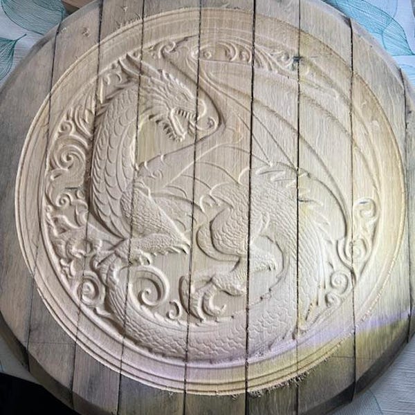 Bee Round 3D STL File for CNC Router, 3D Print, Casting, Wood Carving ...