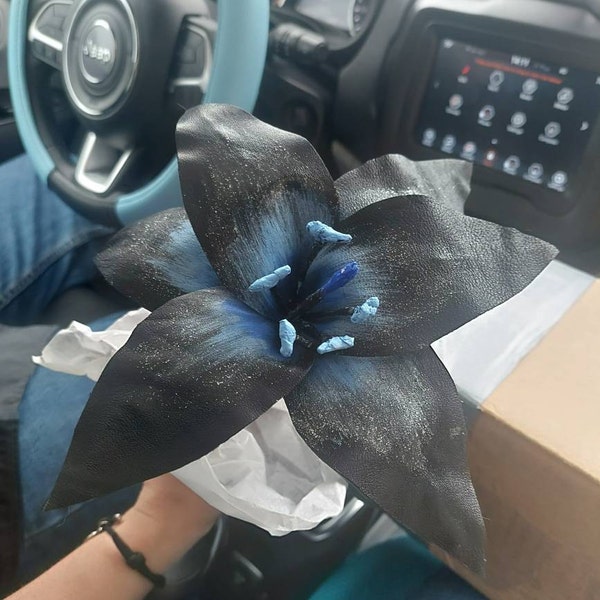 Stargazer Lily, Leather Lily, Black Lily, Leather Flowers, Purple and ...