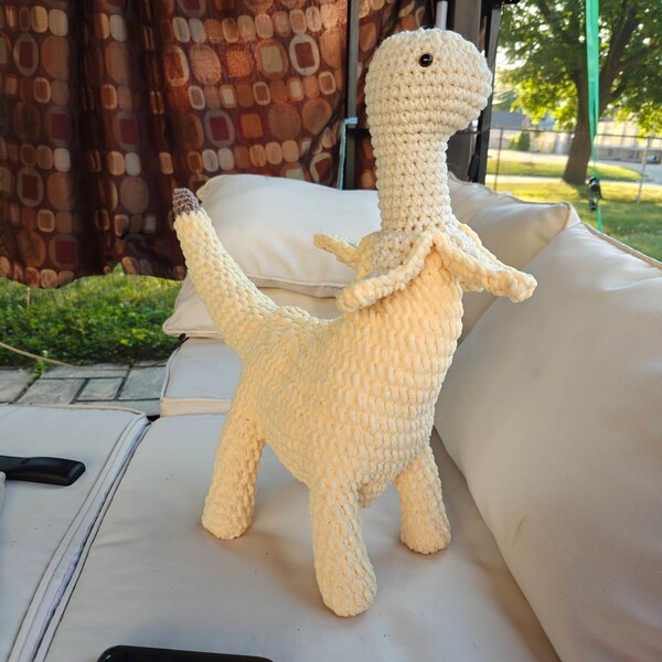 Bananasaurus Dinosaur NO SEW Crochet Pattern - Etsy