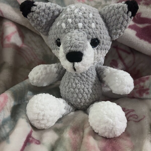 PATTERN: Wilson the Wolf Pup - Crochet Wolf Pattern - Amigurumi Wolf ...