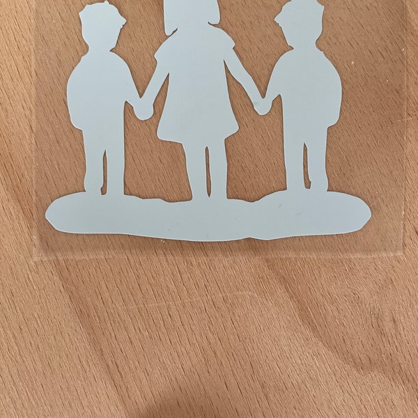 Children Silhouette SVG: Kids Sibling Cut File (digital Download) - Etsy