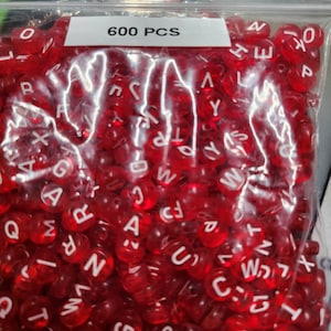 Letter N Alphabet Beads, Rose Gold Letter N Beads, Individual Letter N ...