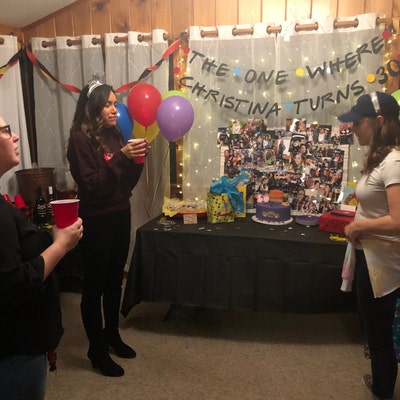 Friends Theme Party . Friends Theme Banner . Friends Birthday Party ...