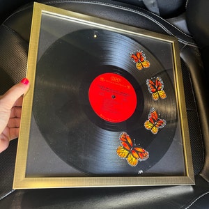 Floating Bubbles // Custom Hand Painted Vinyl Record - Etsy