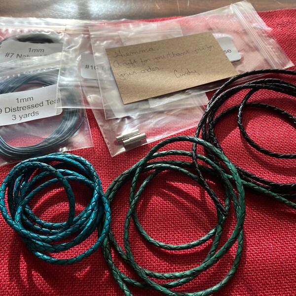 1mm Round Leather Cord 28 Colors Premium European 1mm Leather Cord LCR1 ...