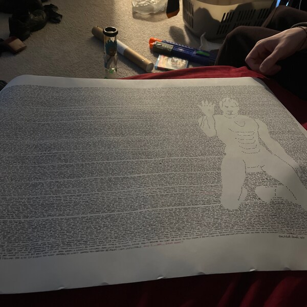 Handwritten Avengers Endgame Script Art - Etsy