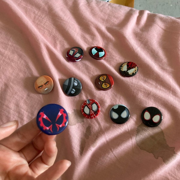 Mix and Match Badges - Spider-verse, Badge, Badges, Spider-man ...