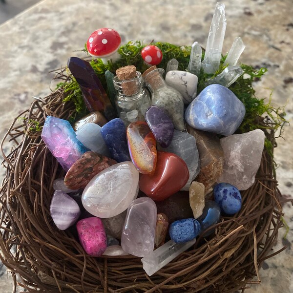 Crystal Confetti With Crows Nest, Witches Confetti, Crows Stash, Fairy ...