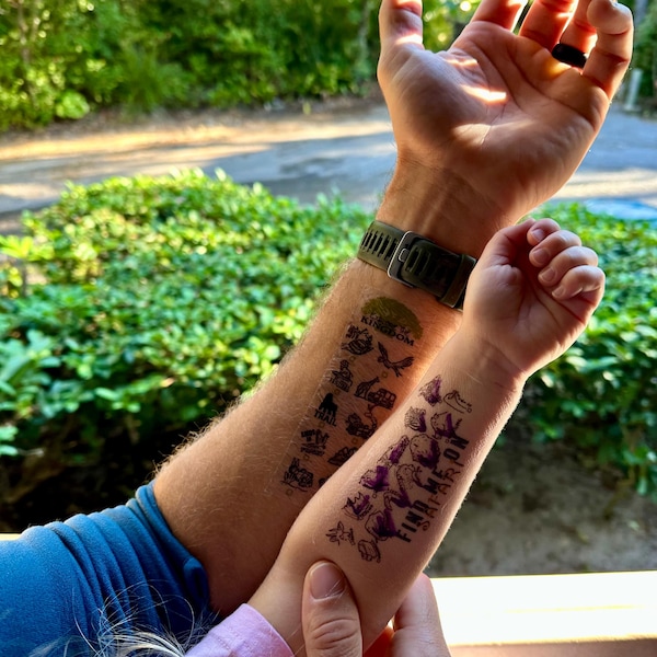 Disneyland Enjoy the Ride Checklist Temporary Tattoo - Thrill Rides ...