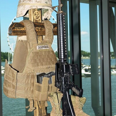 Police/military Gear Rack, Known as a Flak Rack Veteran Owned ...