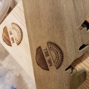 Custom Wood Branding Iron for Wood Working,father Day Gift,gift for Dad ...