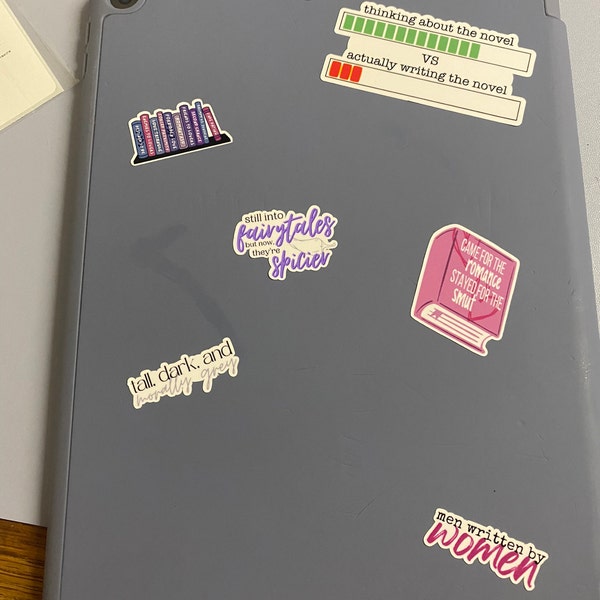 Spilled Ink Drip Writer Quote Waterproof Vinyl Sticker | Gifts for ...