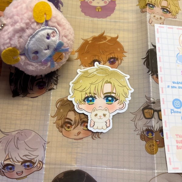 Obey Me! Shall We Date Chibis Stickers 1 & 2 | Mammon, Lucifer, Asmo ...