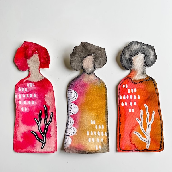 Paper Doll Stencil Set - Etsy