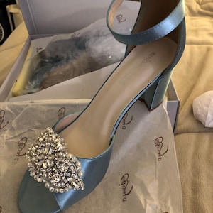 Blue Wedding Shoes Royal Blue With Silver Swarovski Crystals - Etsy