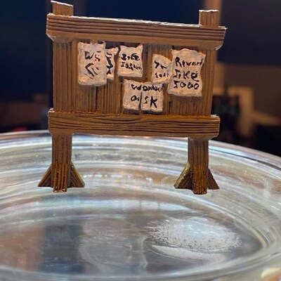 Dnd Village Notice Board Quest Board Kiosk Billboard Town Square ...