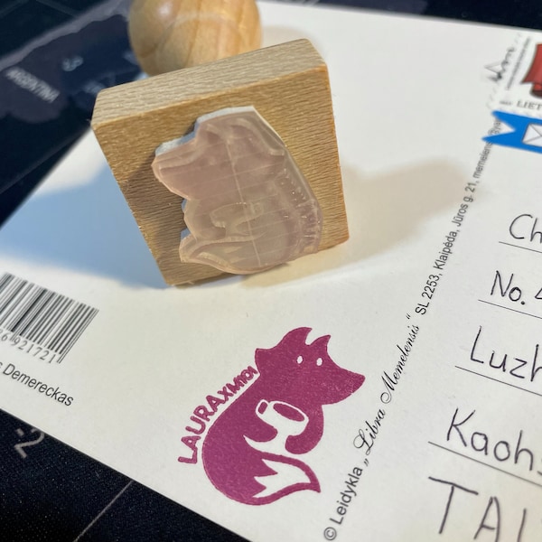 Small Custom Logo Stamp for Personalized Brand Tags and Labels ...
