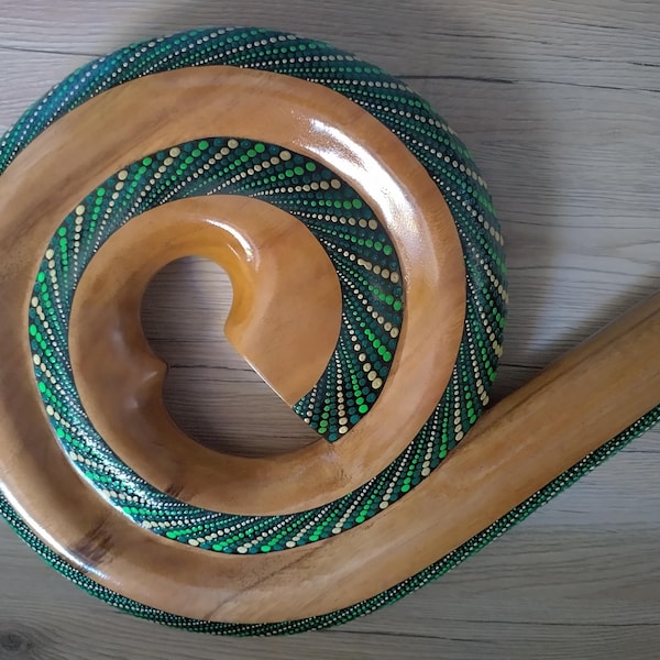 Spiral Didgeridoo Instrument , Travel Didgeridoo Small Digeridoo Didge ...