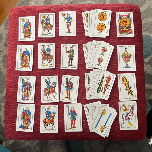1 Deck Spanish Playing Cards Baraja Española 50 Cards Naipes Tarot New ...